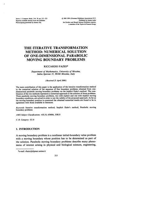 Pdf A Free Boundary Approach And Kellers Box Scheme For Bvps On Infinite Intervals