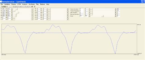 synthesizer interface as it appears when a file is first opened