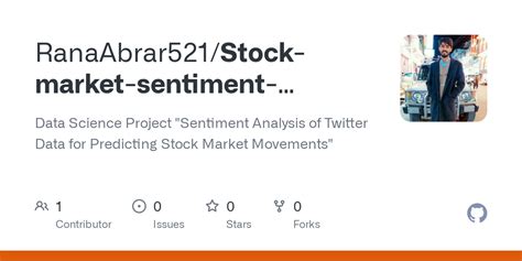 Github Ranaabrar521 Stock Market Sentiment Analysis Data Science Project Sentiment Analysis