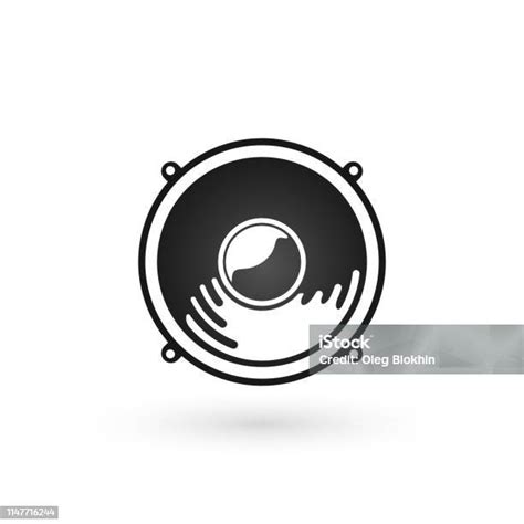 스피커의 간단한 아이콘입니다 흰색 배경에 고립 된 라우드스피커 출력 개체입니다 건강관리와 의술에 대한 스톡 벡터 아트 및 기타