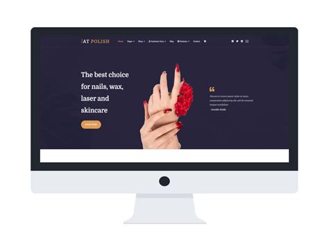At Polish User Friendly Nails Joomla Template Age Themes