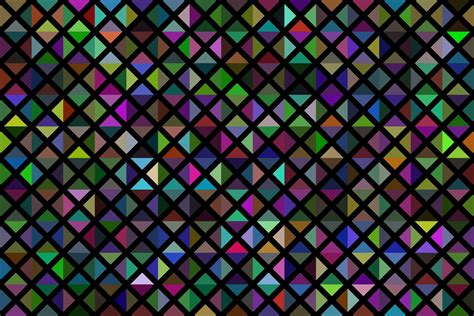 Colorful Geometric Square Filled Abstract Seamless Pattern For Wallpaper Design Textile Design