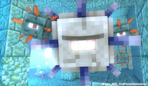 Minecraft Guardian 3280x1920 Wallpaper