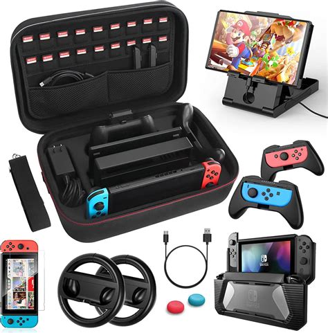 Heystop Case Accessories Kit Compatible With Nintendo