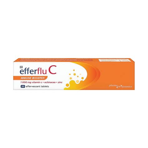 Efferflu C Immune Booster 20 Effervescent Tablets Med365