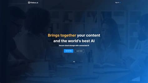 filebox secure cloud storage with connected ai