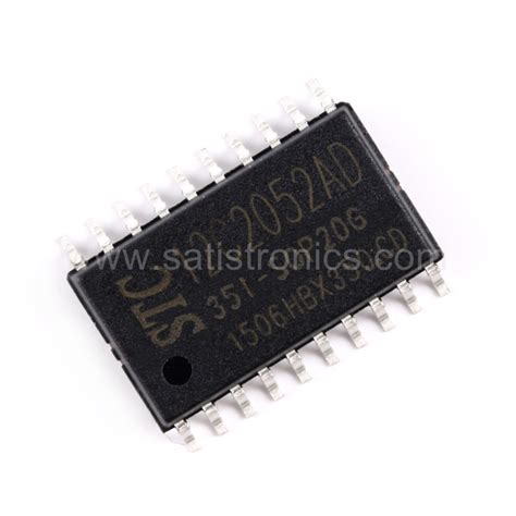 Stc Chip Stc12c2052ad 35i Sop20g Singlechip Microcontroller Sop 2