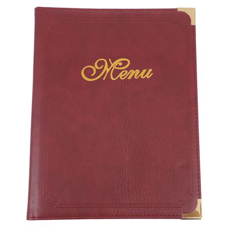 1pc Practical Menu Book Meal Price Folder Restaurant Menu Book Order