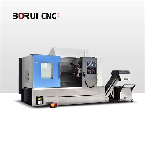 Y Axis Type Slant Bed Metal CNC Lathe Inclined Bed CNC Lathe Br570dy Borui Inclined Bed CNC