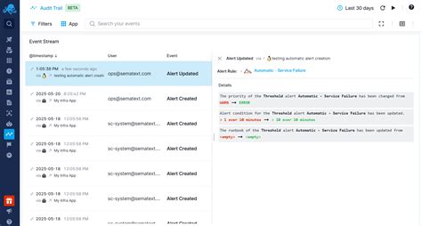 Audit Trail Sematext Documentation