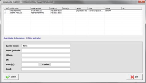 Sistema Desenvolvido Em Excel E Vba Cadclifor Excelmax Soluções E
