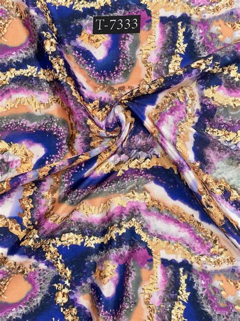 Crepe Trendy Marble Prints The Wardrobe Fabrics