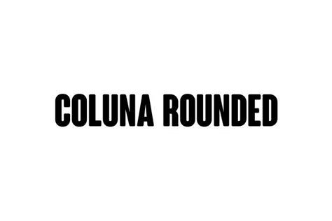 Coluna Rounded Font Free Font Download