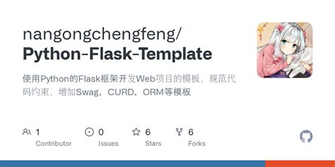 Github Nangongchengfeng Python Flask Template Python Flask Web Swagcurd