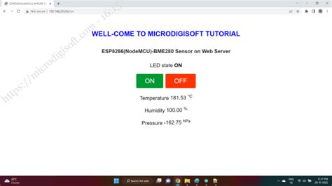 Esp8266 Filesystem Bme280 Sensor On Web Server Using Spiffs