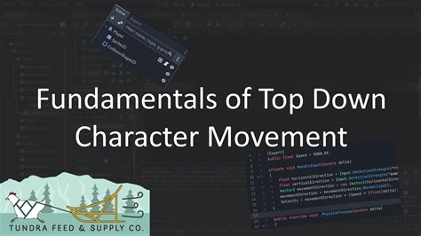 Fundamentals of Top Down Character Movement - Godot 4 - YouTube