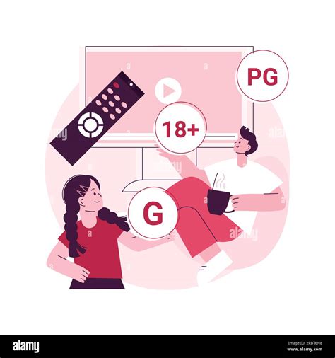 Content Rating Abstract Concept Vector Illustration Media And Tv