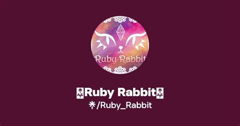 ⦕ruby Rabbit⦖ Twitter Instagram Linktree