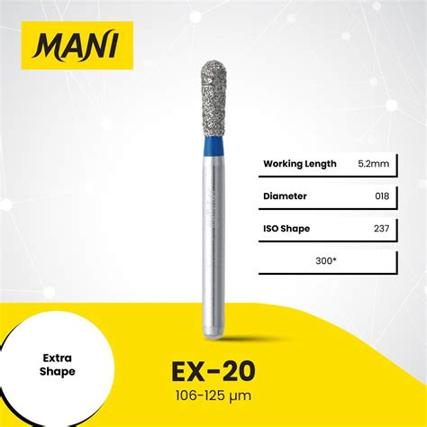 Mani Dia Bur Extra Shape Ex 20 Mani Asia Sdn Bhd