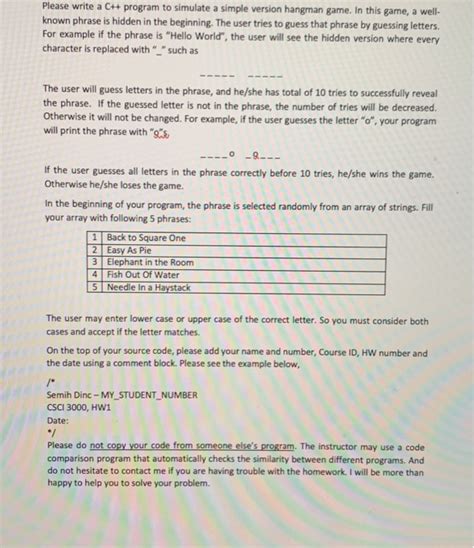 Solved Please Write A C Program To Simulate A Simple