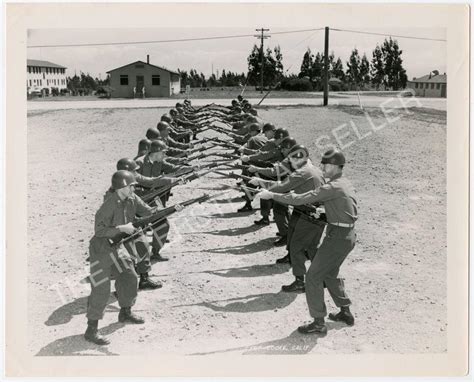 4 Original Vintage 8x10 Wwii Era Photos Camp Cooke California