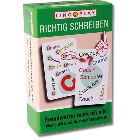Lingoplay Richtig Schreiben Merkw Rter Merk Ich Mir C Ch Th Y Und Anglizismen Westermann