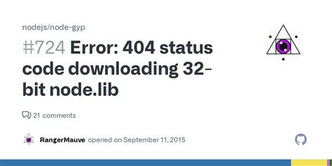 Error 404 Status Code Downloading 32 Bit Nodelib · Issue 724