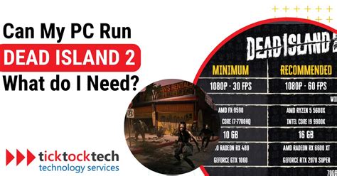 ticktocktech on linkedin dead island 2 can my pc run dead island 2