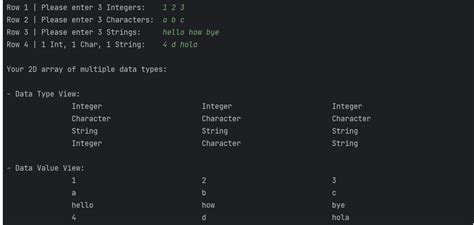 Solved PART A D Array Single Data Type Points The Chegg Com