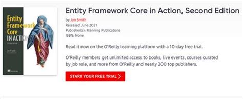 Entity Framework Core In Action Second Edition By Jon Smith