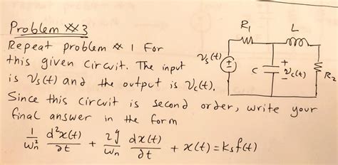 Solved Problem 3repeat Problem 1 ﻿forthis Given