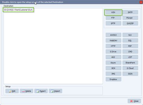 how to setup a rule that reads a list of folders from a file