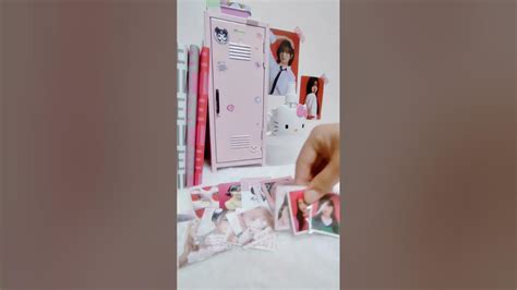 핑크핑크하게 책상 꾸며봤습니당 포카포장 아이브 알고리즘떠라 Youtube