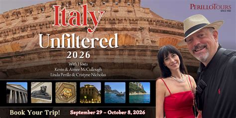 2026 Italy Unfiltered An Exclusive Dream Vacation Am 970 The Answer