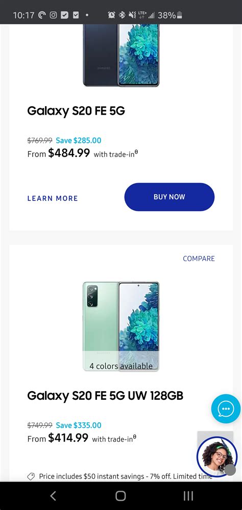 Does Anyone Know The Difference Between These Two They Seem To Be Different Models R Samsung