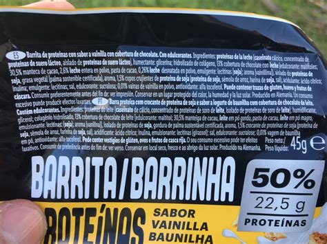 Barras Proteicas Lidl Info Nutricional Prato Fitness By Luís Pereira