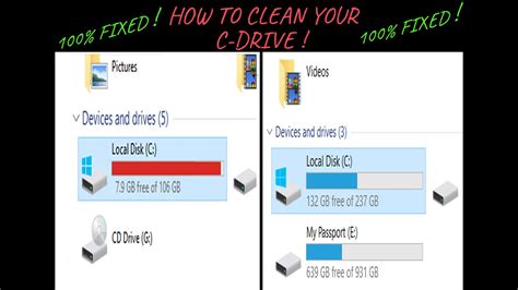 How To Actually Clean Your C Drive Youtube