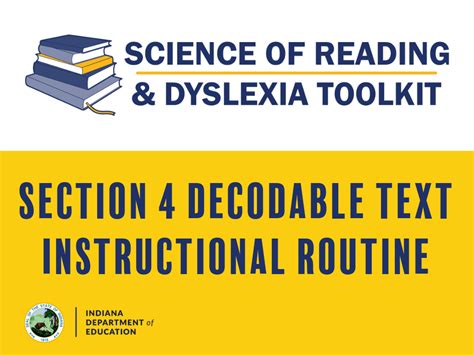 Learning Lab Section 4 Decodable Text Instructional Routine