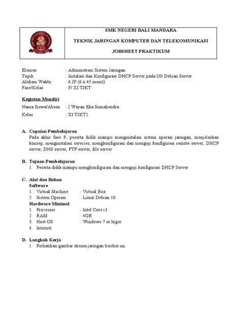 Configuring A Dhcp Server On Debian Linux To Automatically Assign Ip