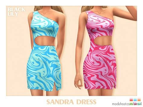 Sandra Dress Sims 4 Clothing Mod Modshost