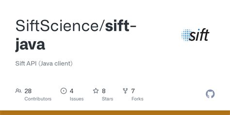 Github Siftsciencesift Java Sift Api Java Client