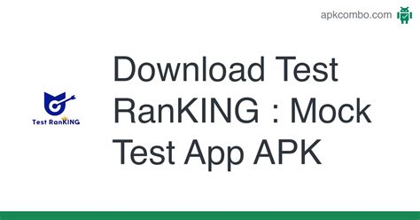 Download Test Ranking Mock Test App Apk Latest Version 2024