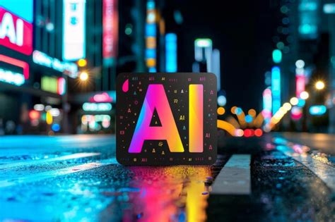 Hightech Ai Circuit Board With Glowing Neon Lights And Advanced Components In Modern Setting