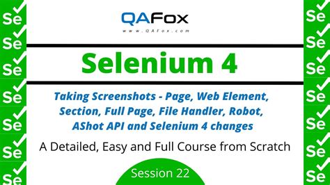 Taking Screenshots Page Element Section Full Filehandler Robot