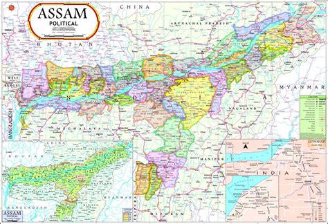 Assam Map Vidya Chitr Prakashan Vcp