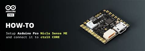 use arduino nicla sense me together with ctrlx automation for data