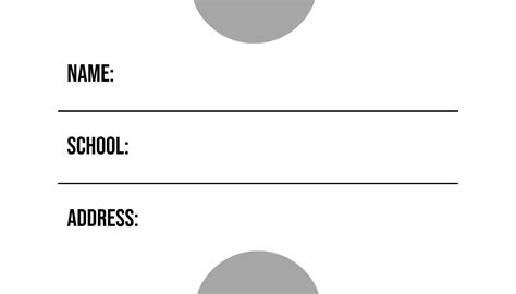 Free Minimalist Book Label Template To Edit Online
