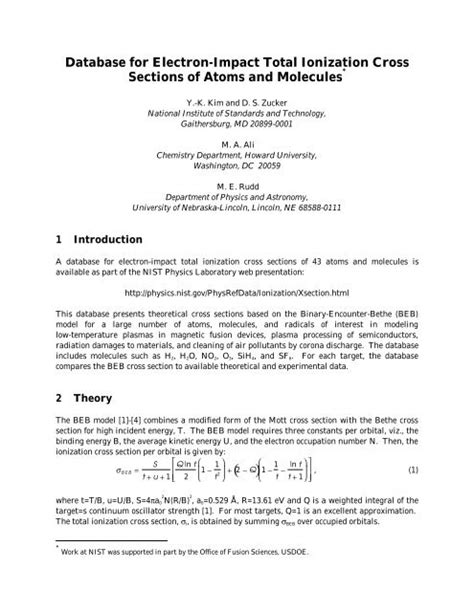 Database For Electron Impact Total Ionization Cross Sections Of