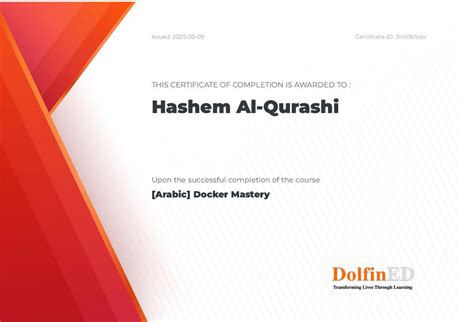 Docker Devops Containerization Cloudcomputing Certification… Hashem Al Qurashi