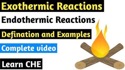 Exothermic Reactions Examples